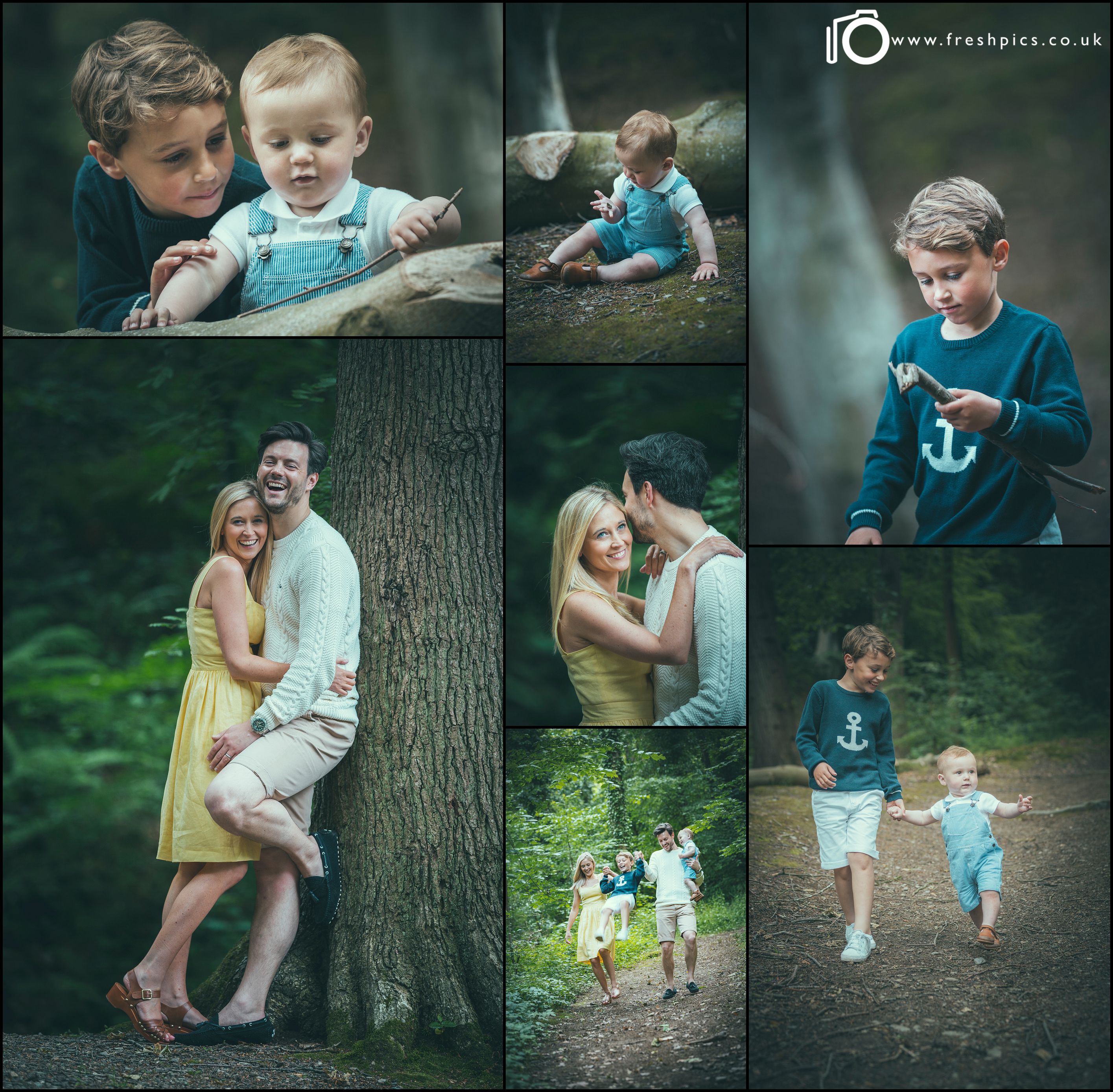Family lifestyle photo shoot, North Wales
