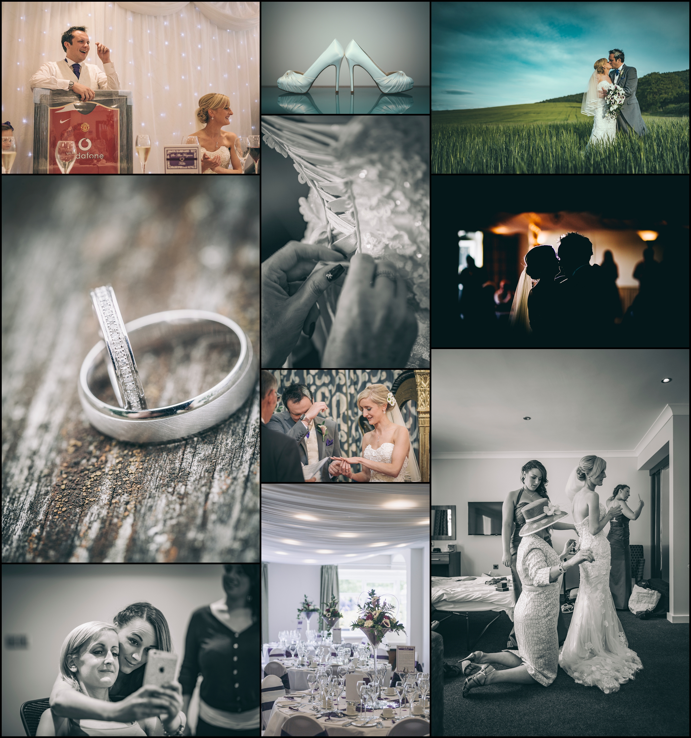 Emma and Adam at the Kinmel Manor Hotel and Spa